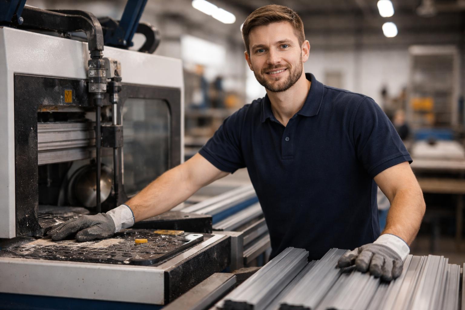 Aluminum Cutting Machine Worker with own car (€510 net per week) | Robin